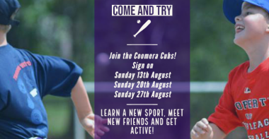 Play Baseball with the Coomera Cubs!